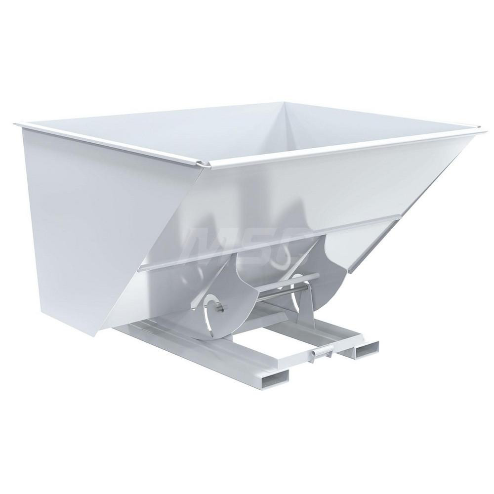 Vestil - Stationary Tilt Hopper: 4,000 lb Capacity, 82" Wide, 69" Long ...