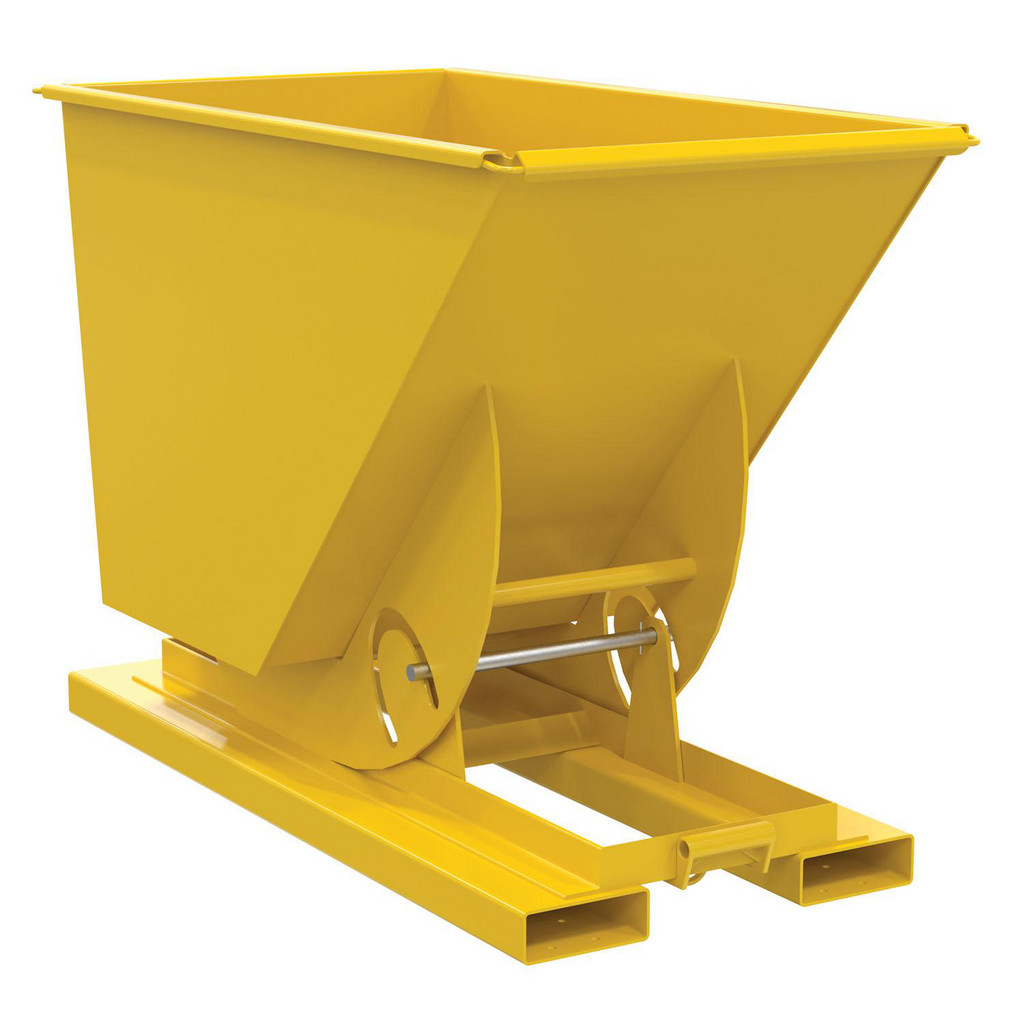 Vestil - Stationary Tilt Hopper: 2,000 lb Capacity, 32" Wide, 62" Long ...