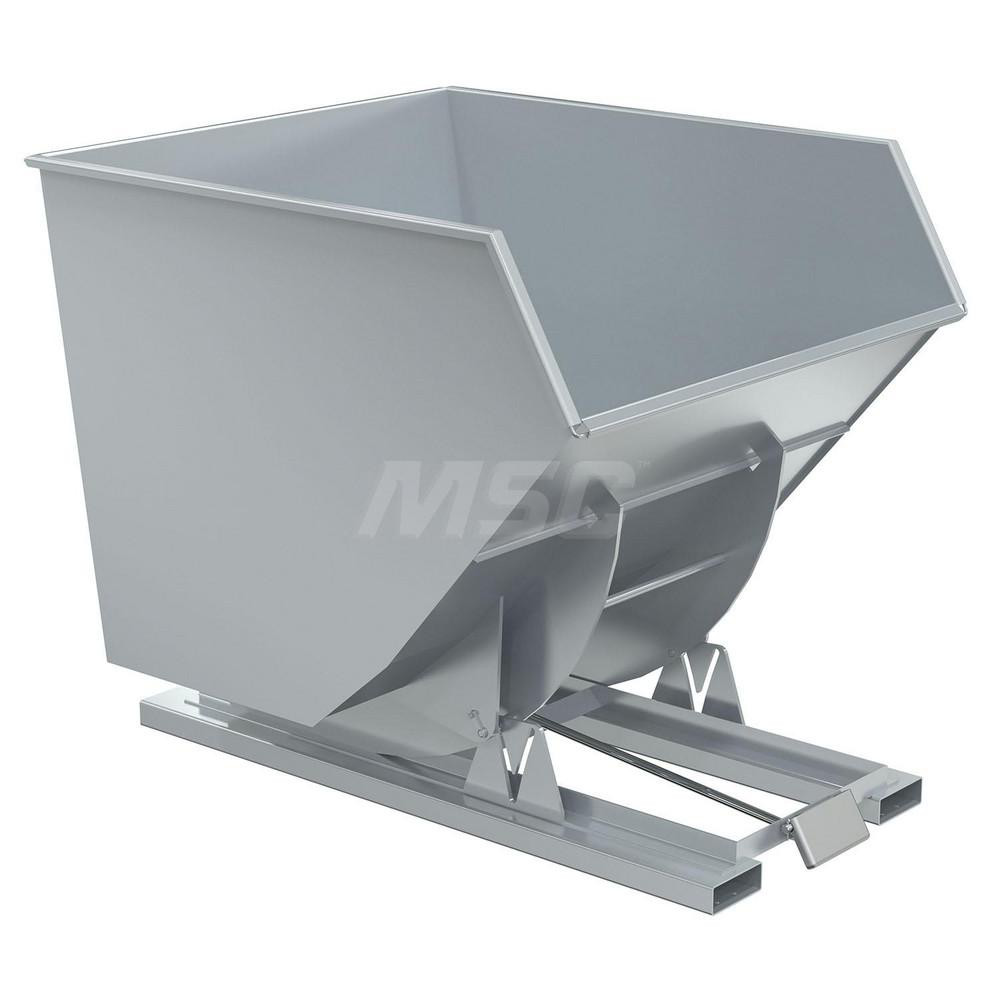 Vestil - Stationary Tilt Hopper: 6,000 lb Capacity, 64" Wide, 79.38 ...