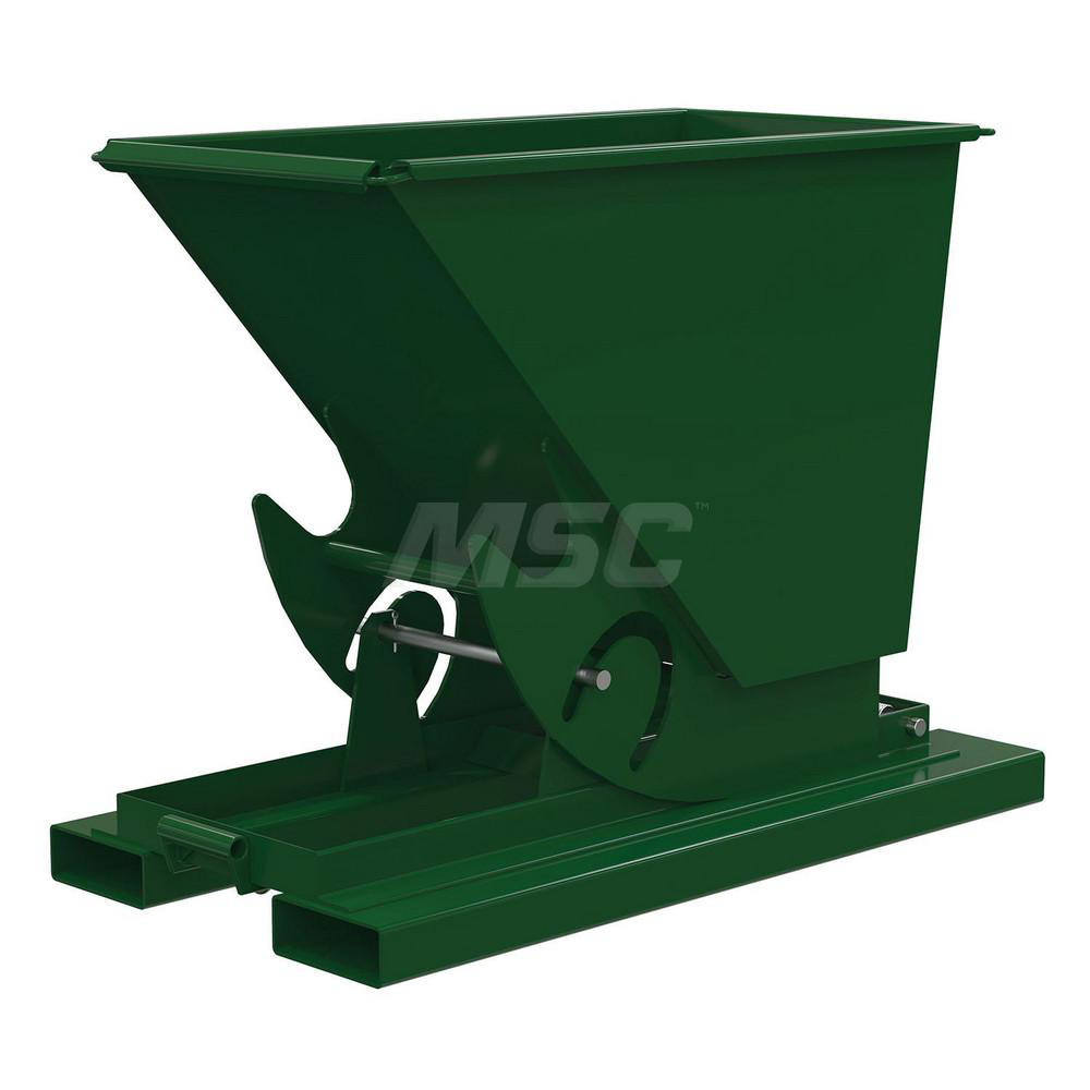 Vestil - Stationary Tilt Hopper: 6,000 lb Capacity, 26" Wide, 53" Long ...