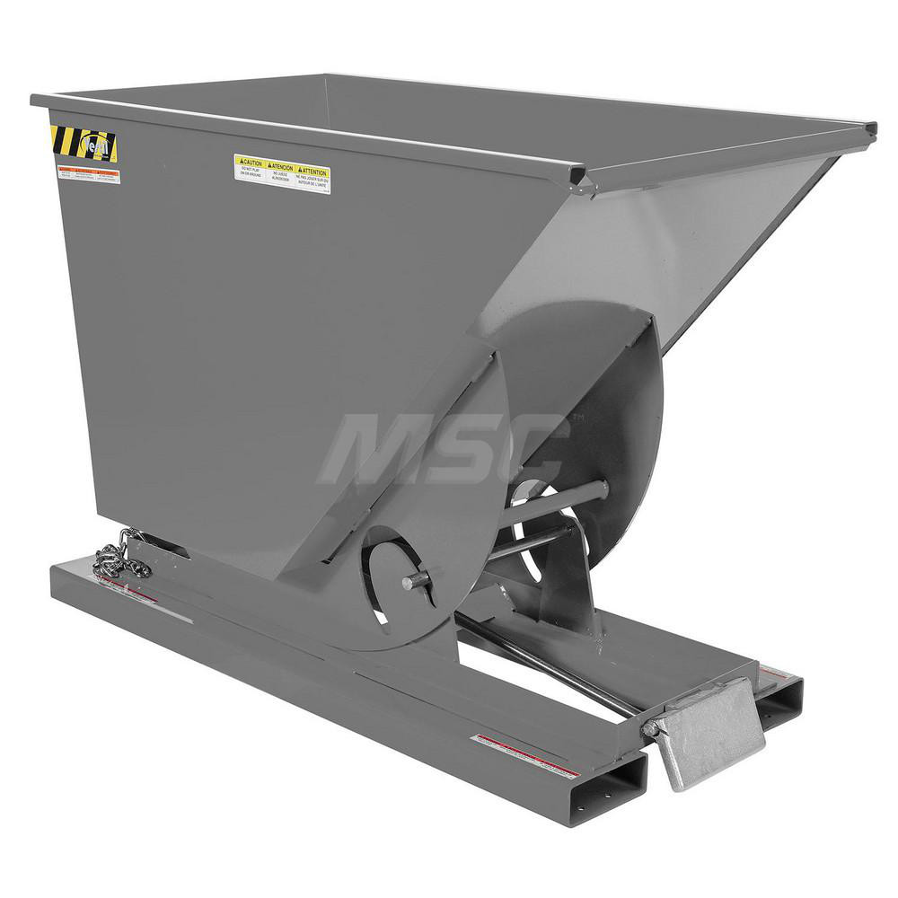 Vestil - Stationary Tilt Hopper: 2,000 lb Capacity, 32" Wide, 61.13 ...
