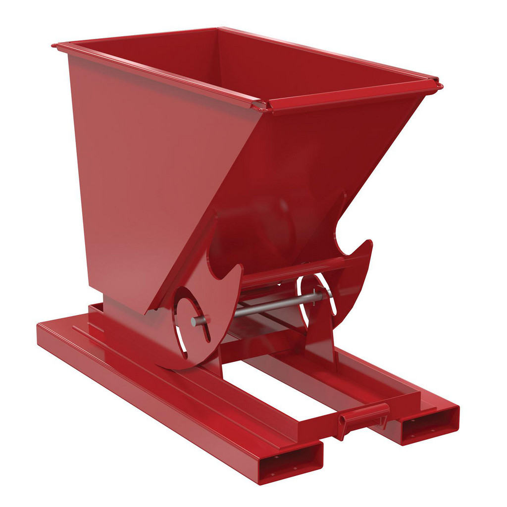 Vestil - Stationary Tilt Hopper: 4,000 lb Capacity, 26" Wide, 53" Long ...