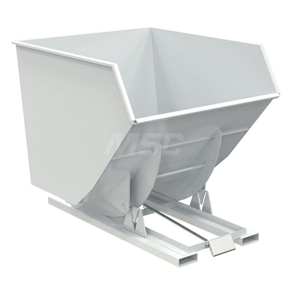 Vestil - Stationary Tilt Hopper: 6,000 lb Capacity, 64" Wide, 79.38 ...