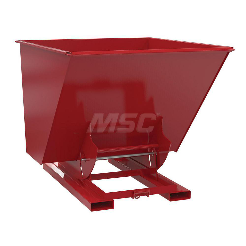 Vestil - Stationary Tilt Hopper: 4,000 lb Capacity, 57" Wide, 69" Long ...