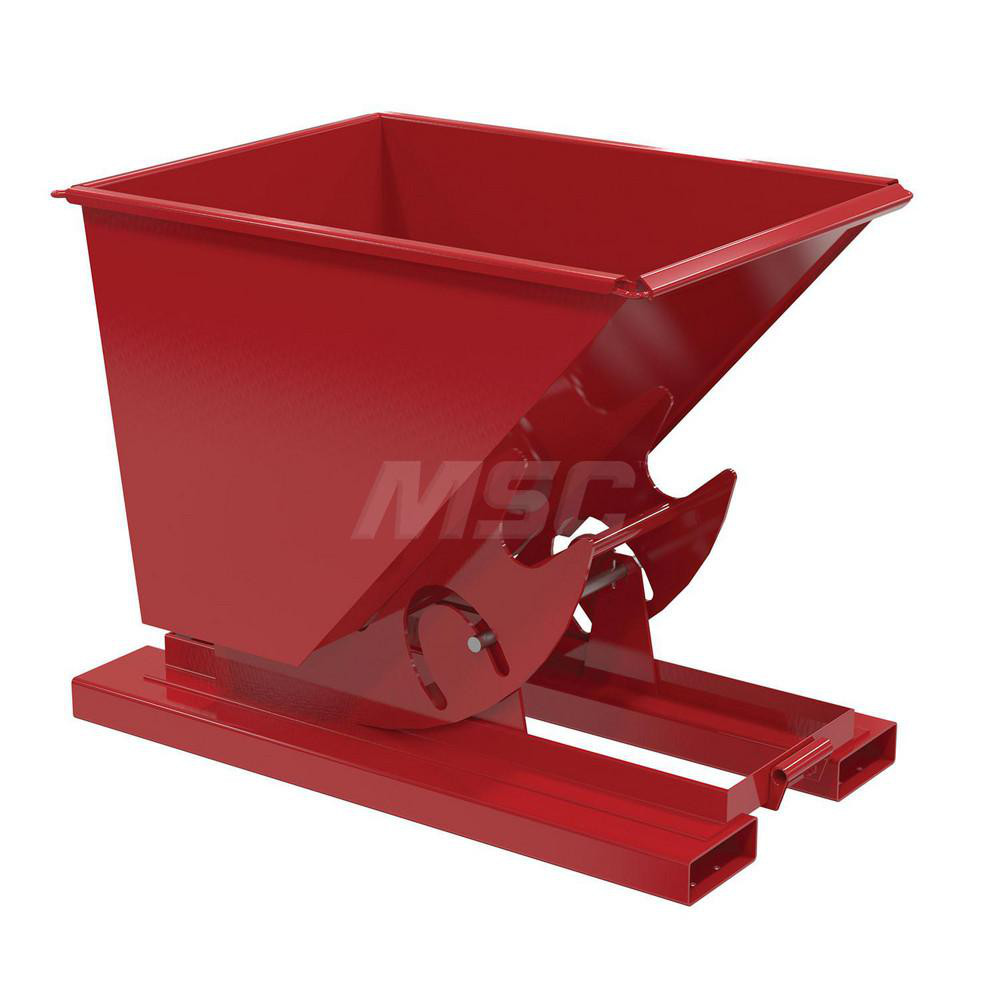 Vestil - Stationary Tilt Hopper: 6,000 lb Capacity, 34" Wide, 53" Long ...