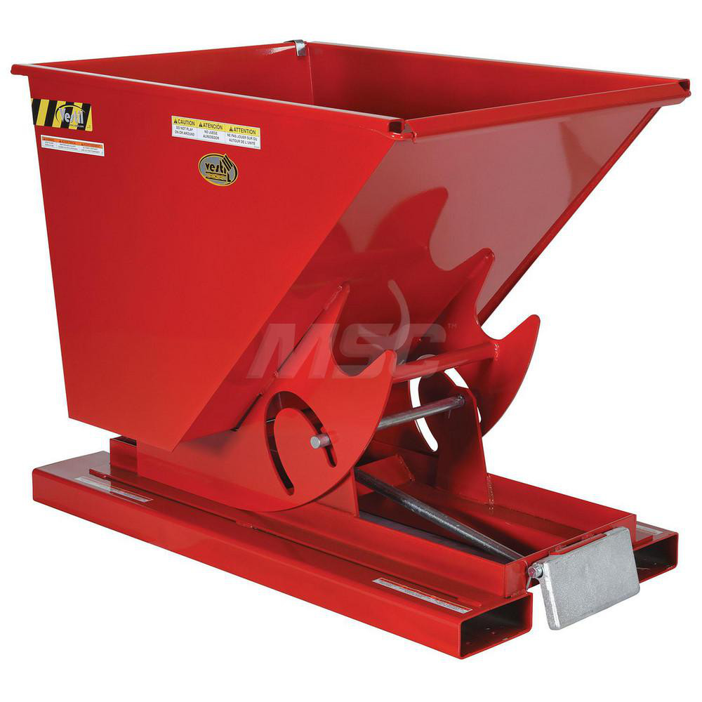 Vestil - Stationary Tilt Hopper: 6,000 lb Capacity, 26" Wide, 51.88 ...