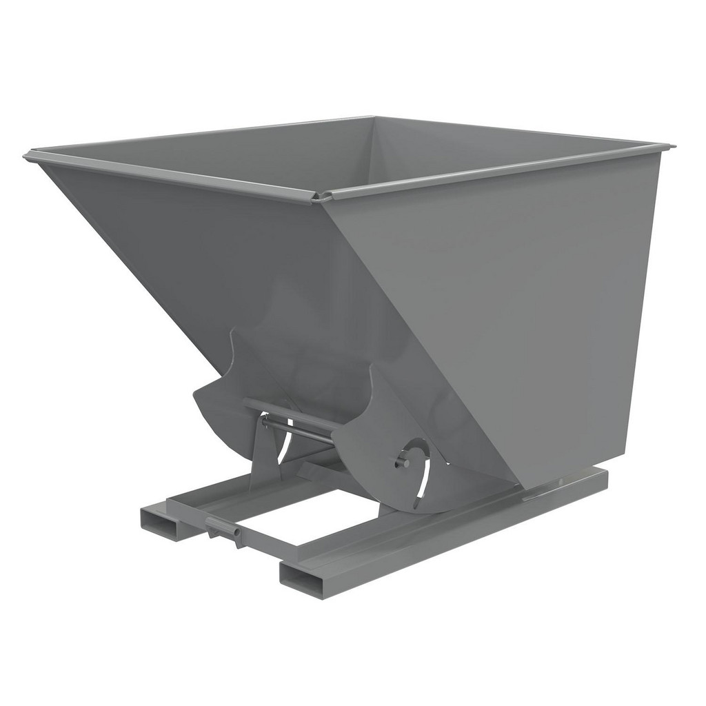 Vestil - Stationary Tilt Hopper: 4,000 lb Capacity, 57" Wide, 69" Long ...