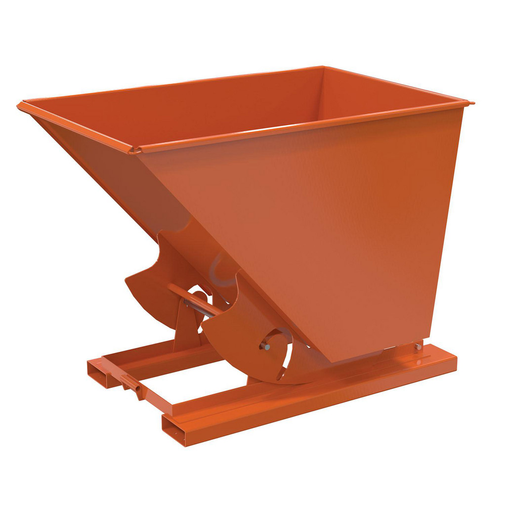 Vestil - Stationary Tilt Hopper: 4,000 lb Capacity, 43" Wide, 69" Long ...