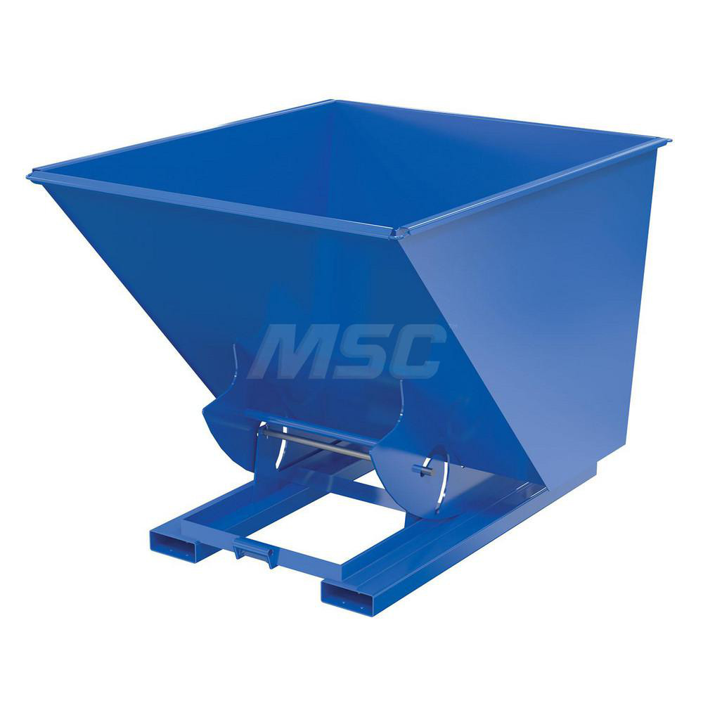 Vestil - Stationary Tilt Hopper: 6,000 lb Capacity, 57" Wide, 69" Long ...