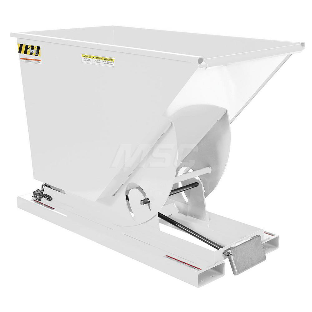 Vestil - Stationary Tilt Hopper: 2,000 lb Capacity, 32" Wide, 61.13 ...
