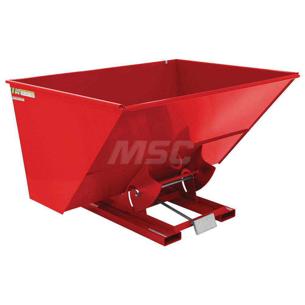 Vestil - Stationary Tilt Hopper: 2,000 lb Capacity, 82" Wide, 68.63 ...