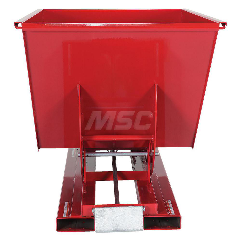 Vestil - Stationary Tilt Hopper: 4,000 lb Capacity, 42" Wide, 61.13 ...