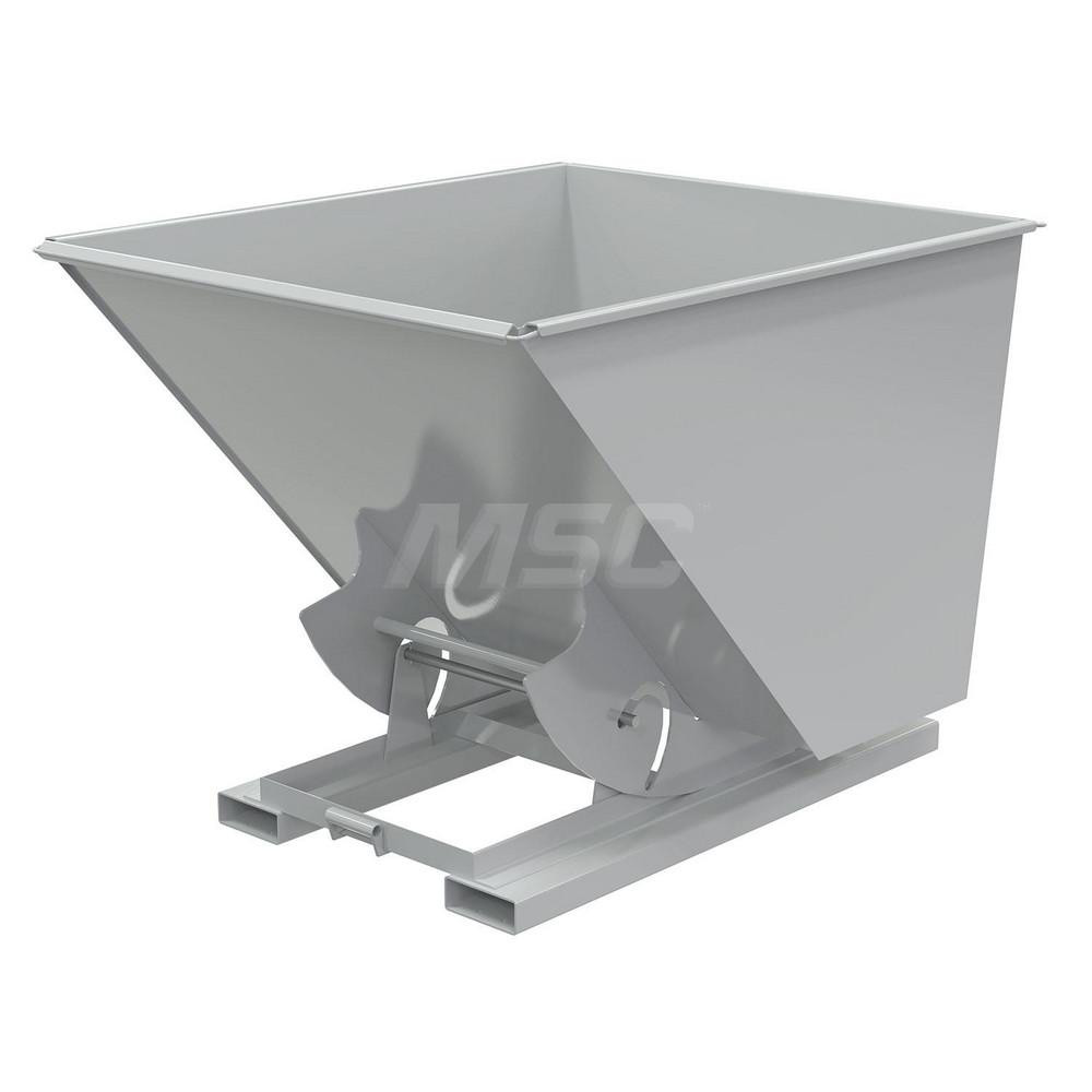 Vestil - Stationary Tilt Hopper: 2,000 lb Capacity, 57" Wide, 69" Long ...