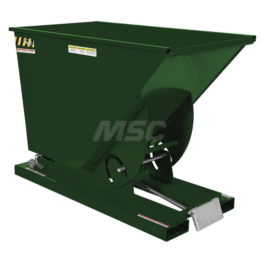 Vestil - Stationary Tilt Hopper: 4,000 lb Capacity, 32" Wide, 61.13 ...