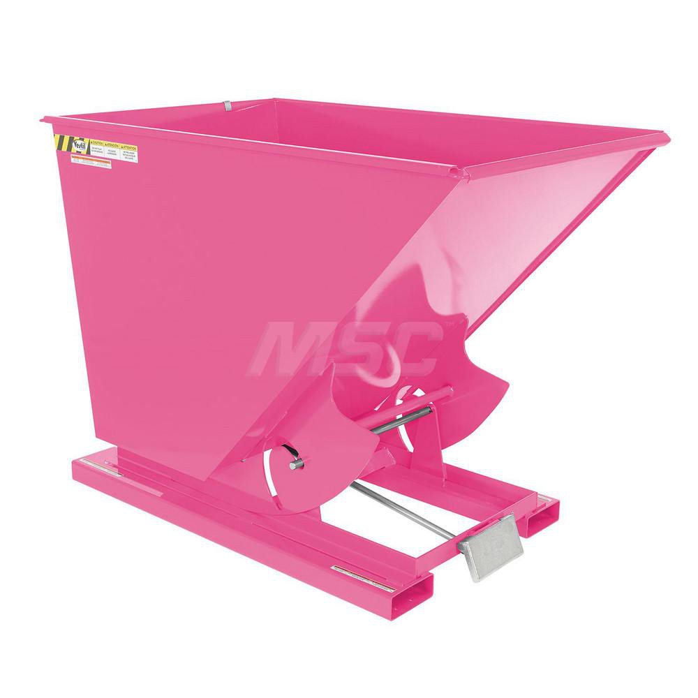 Vestil - Stationary Tilt Hopper: 2,000 lb Capacity, 44" Wide, 68.31 ...