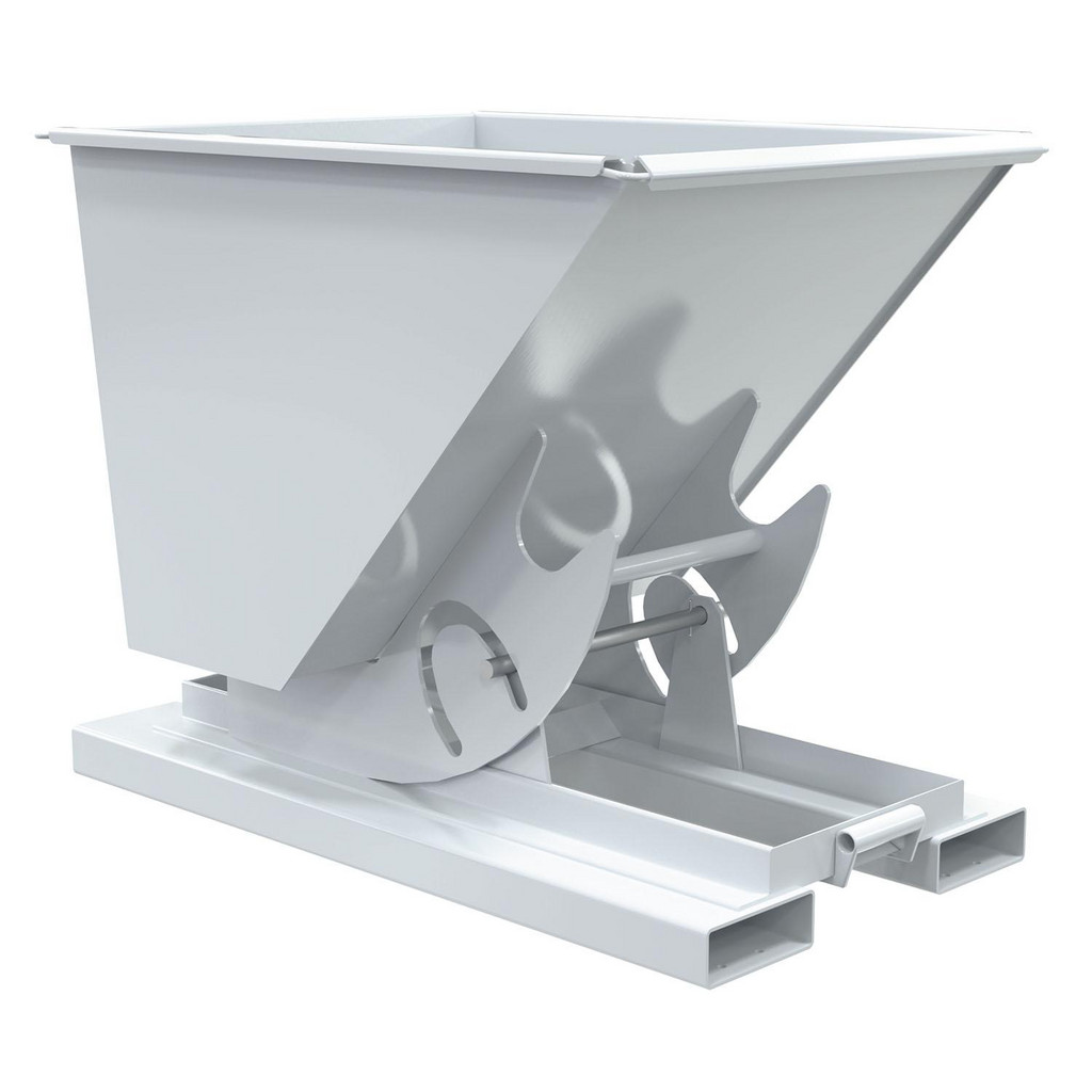 Vestil - Stationary Tilt Hopper: 4,000 lb Capacity, 34" Wide, 53" Long ...