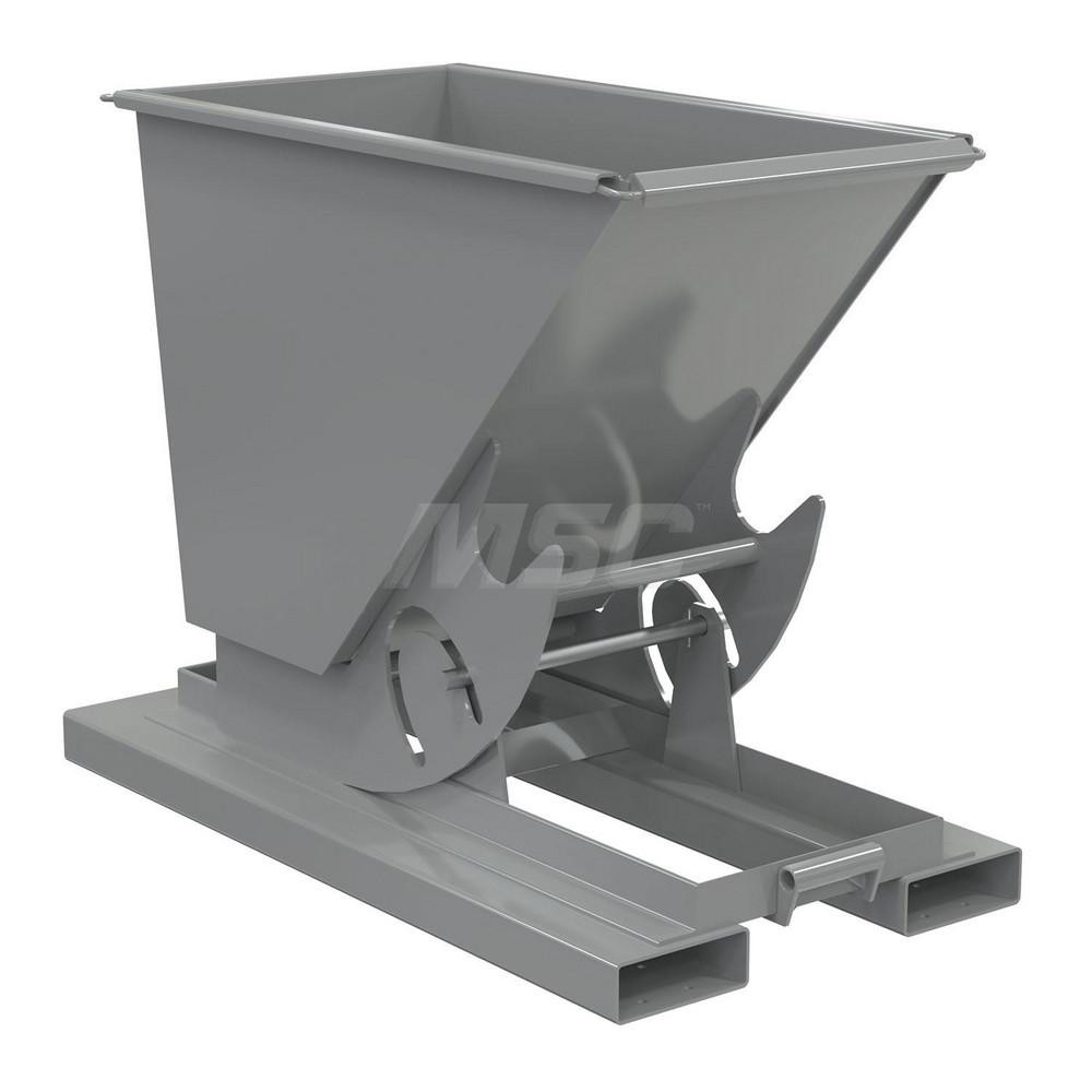 Vestil - Stationary Tilt Hopper: 4,000 lb Capacity, 26" Wide, 53" Long ...