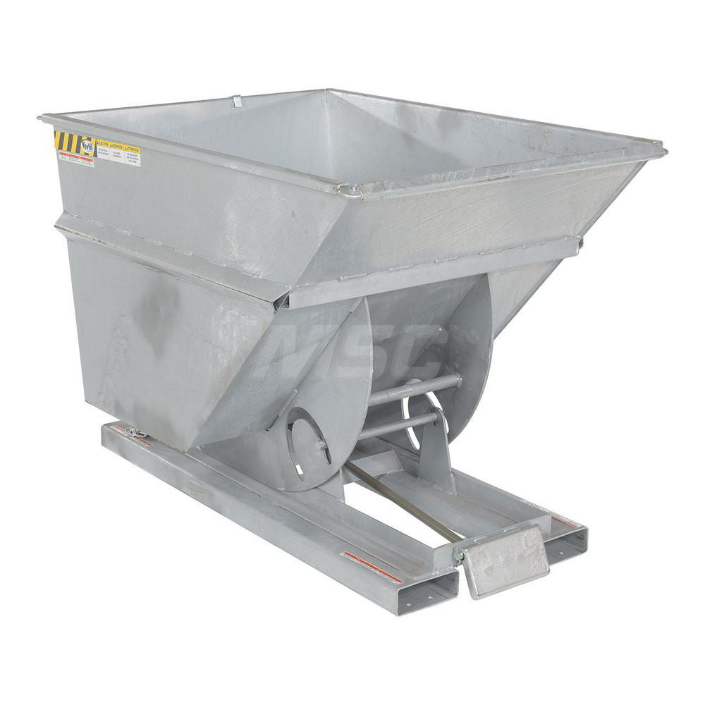 Vestil - Stationary Tilt Hopper: 6,000 lb Capacity, 34" Wide, 51.88 ...