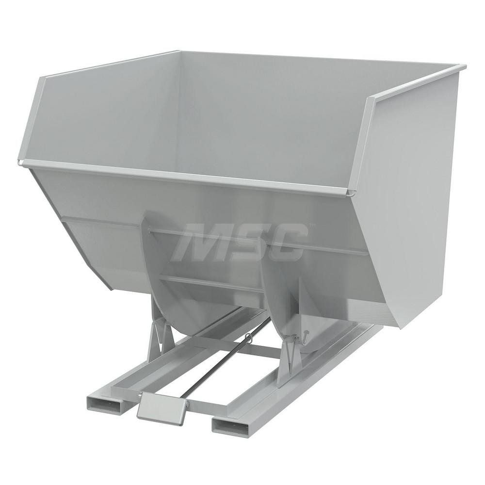 Vestil - Stationary Tilt Hopper: 6,000 lb Capacity, 73" Wide, 79.38 ...