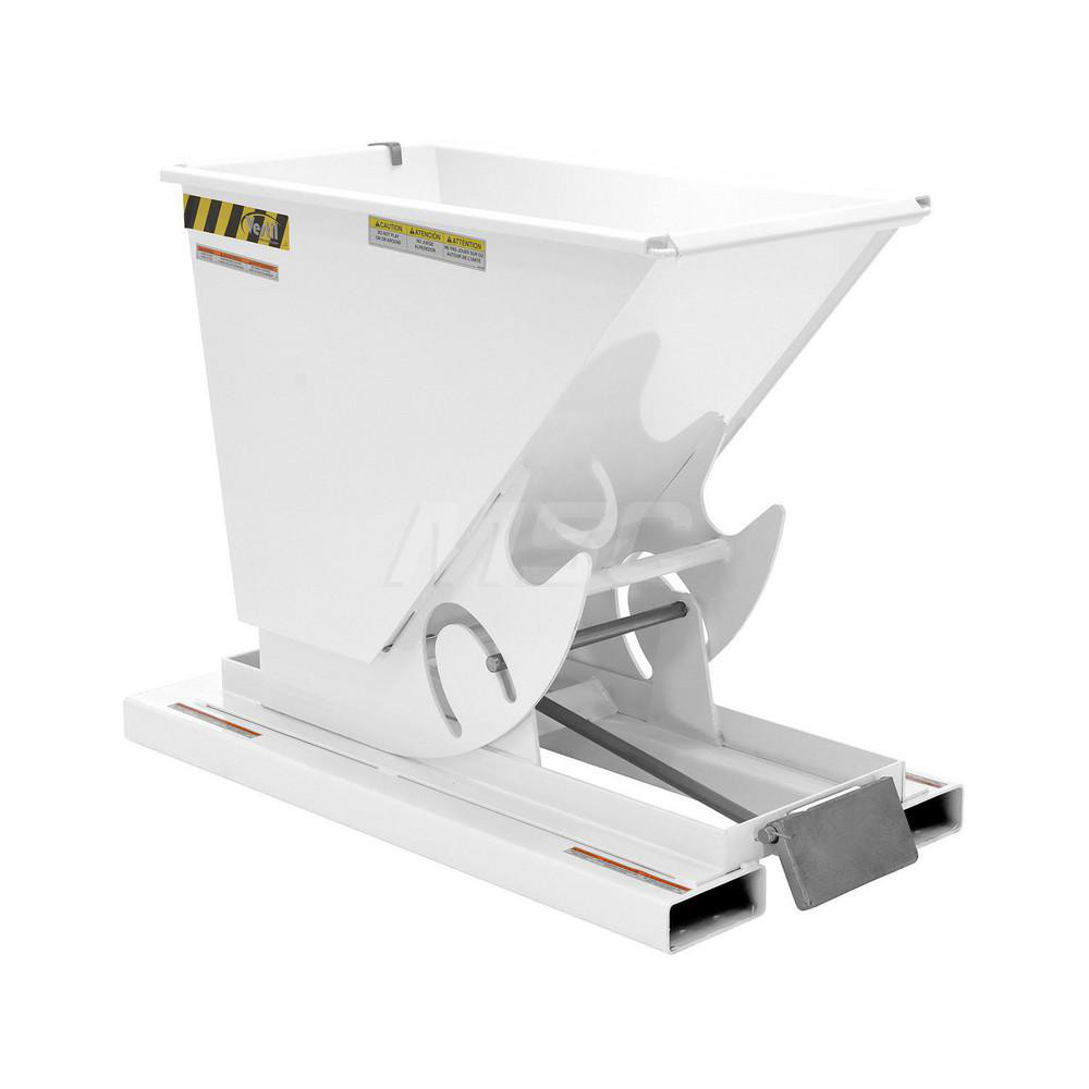 Vestil - Stationary Tilt Hopper: 4,000 lb Capacity, 26" Wide, 51.88 ...