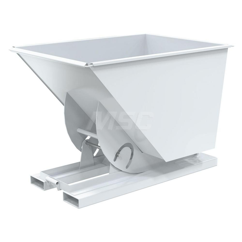 Vestil - Stationary Tilt Hopper: 2,000 lb Capacity, 42" Wide, 62" Long ...