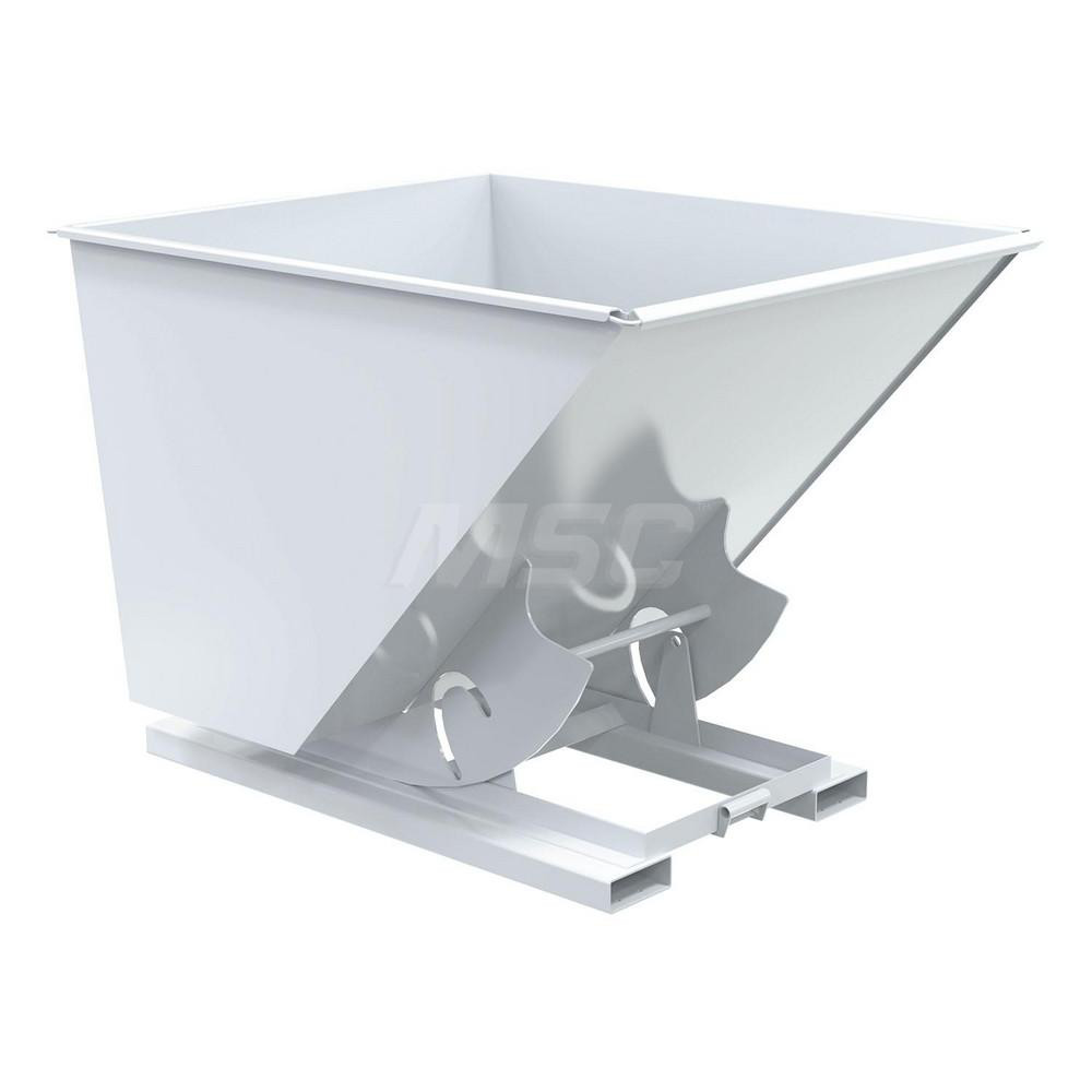 Vestil - Stationary Tilt Hopper: 2,000 lb Capacity, 57" Wide, 69" Long ...