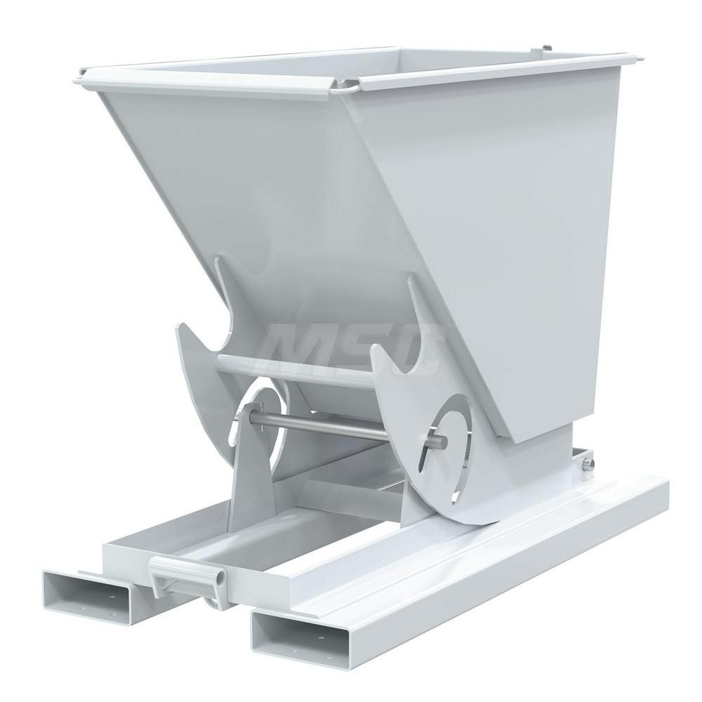 Vestil - Stationary Tilt Hopper: 2,000 lb Capacity, 26" Wide, 53" Long ...