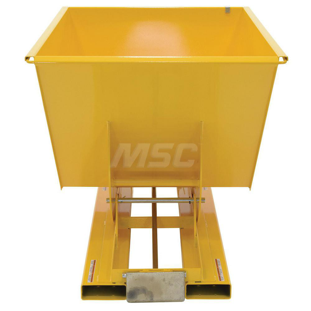 Vestil - Stationary Tilt Hopper: 4,000 lb Capacity, 42" Wide, 61.13 ...