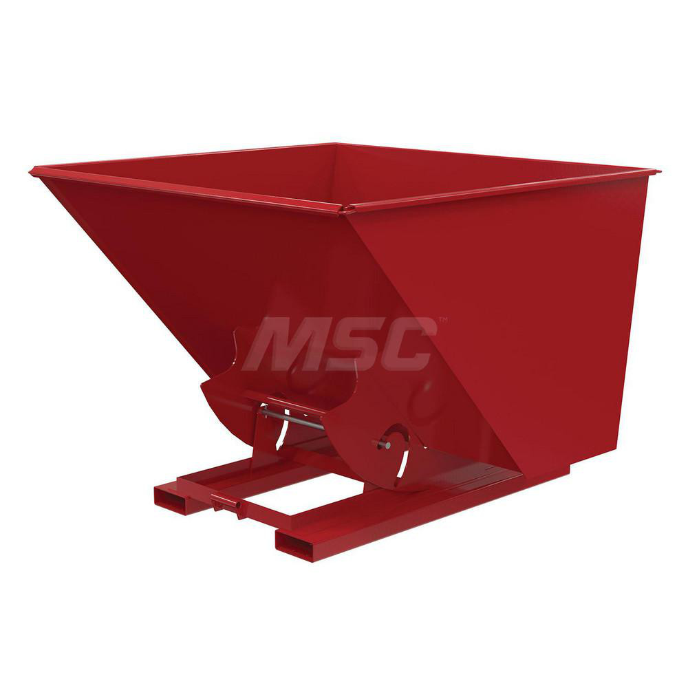 Vestil - Stationary Tilt Hopper: 6,000 lb Capacity, 70" Wide, 69" Long ...
