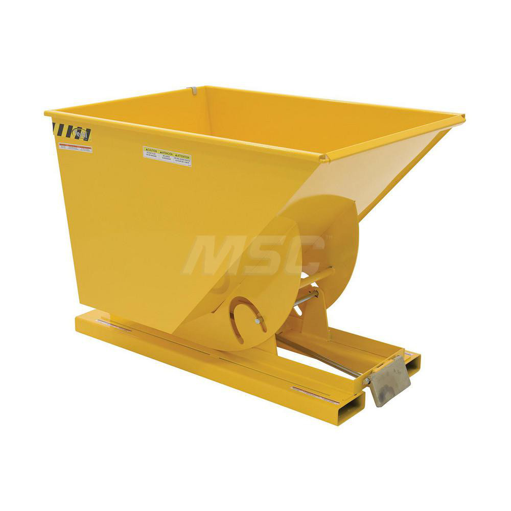 Vestil - Stationary Tilt Hopper: 2,000 lb Capacity, 42" Wide, 61.13 ...