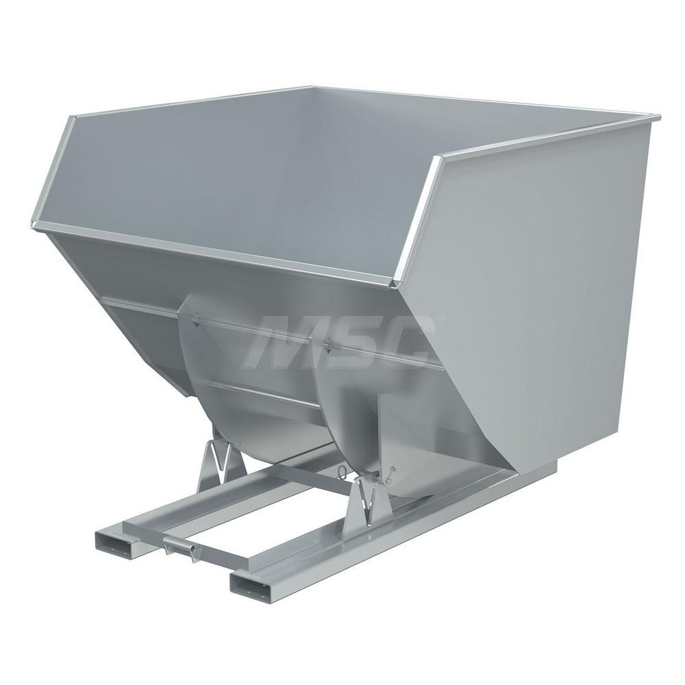 Vestil - Stationary Tilt Hopper: 6,000 lb Capacity, 79" Wide, 72.94 ...