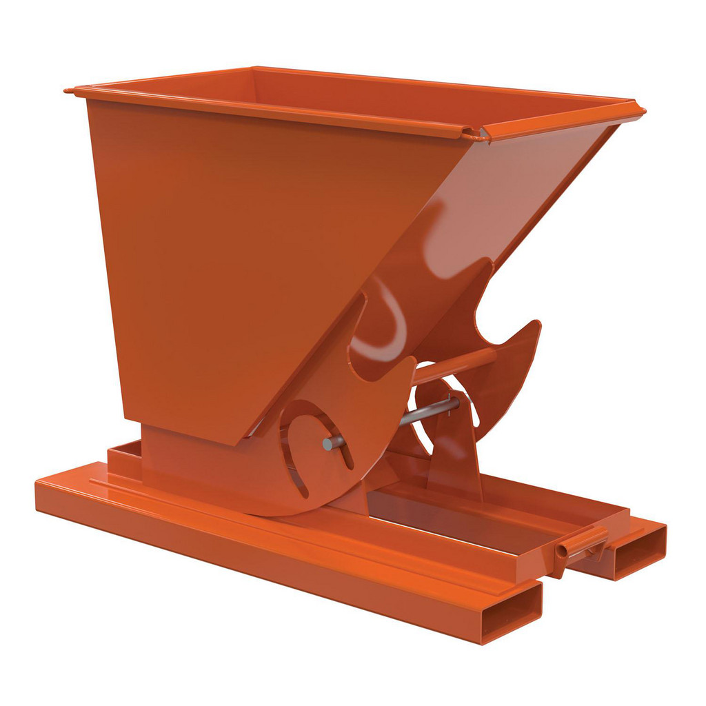 Vestil - Stationary Tilt Hopper: 6,000 lb Capacity, 26" Wide, 53" Long ...