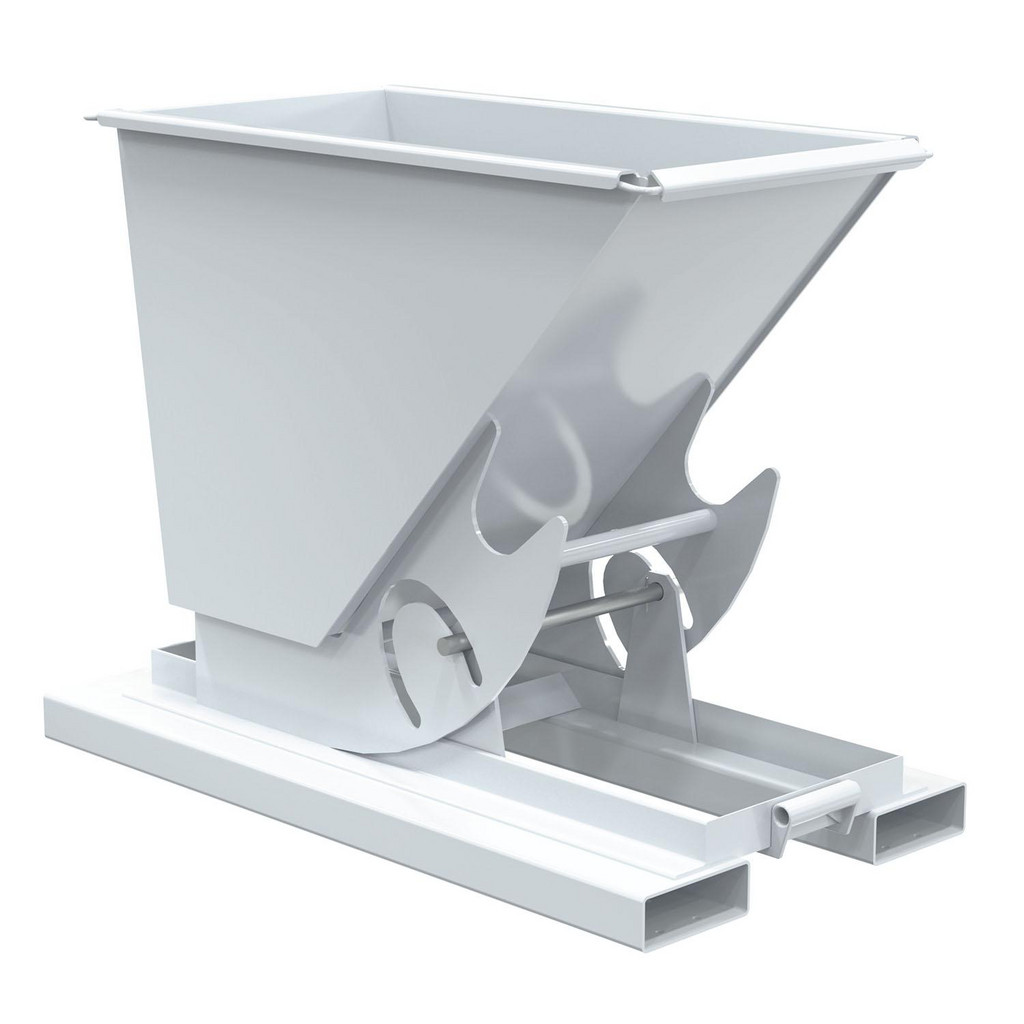 Vestil - Stationary Tilt Hopper: 2,000 lb Capacity, 26" Wide, 53" Long ...