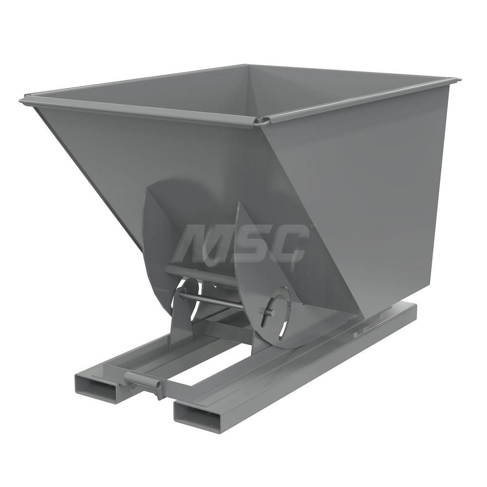 Vestil - Stationary Tilt Hopper: 6,000 lb Capacity, 42" Wide, 62" Long ...