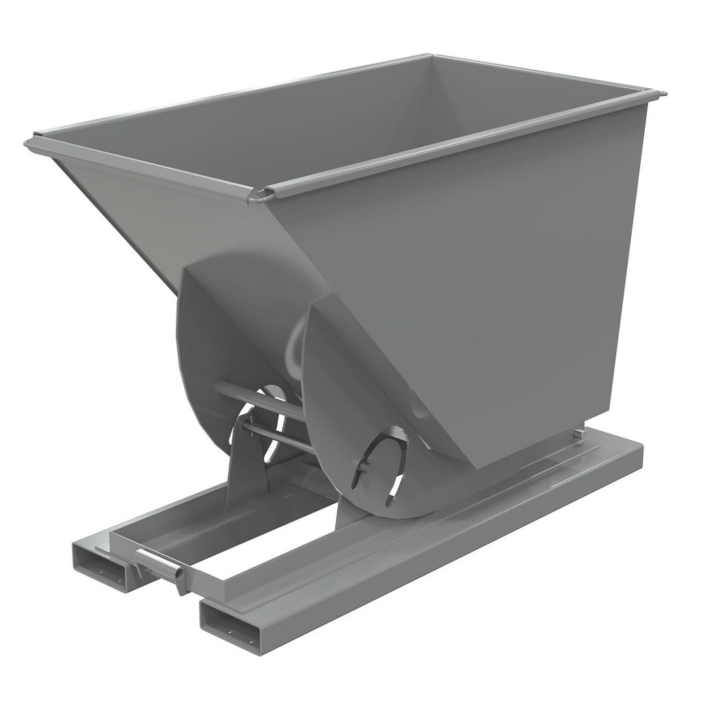 Vestil - Stationary Tilt Hopper: 2,000 lb Capacity, 32" Wide, 62" Long ...