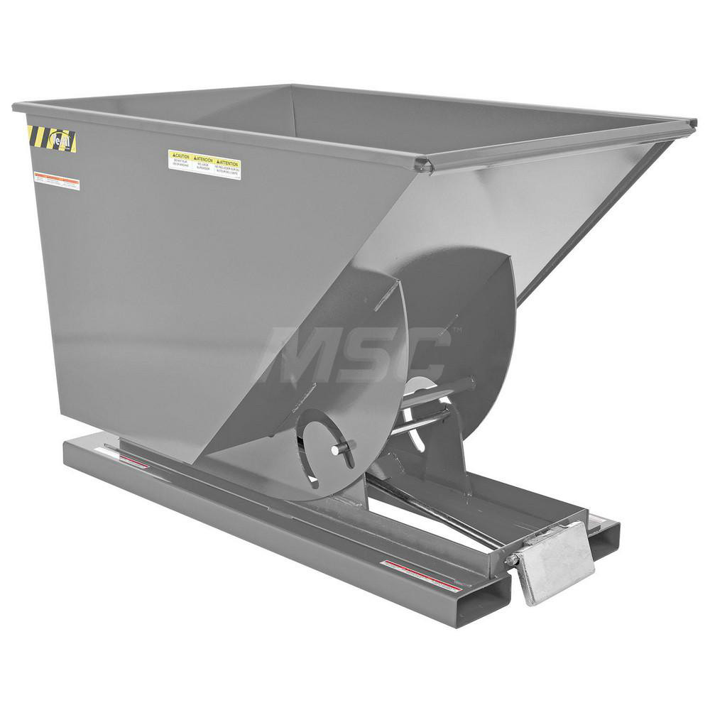 Vestil - Stationary Tilt Hopper: 4,000 lb Capacity, 42" Wide, 61.13 ...