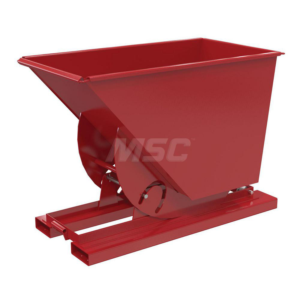 Vestil - Stationary Tilt Hopper: 2,000 lb Capacity, 32" Wide, 62" Long ...