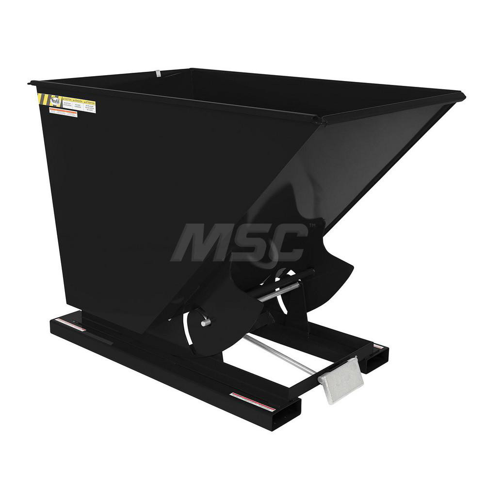 Vestil - Stationary Tilt Hopper: 6,000 lb Capacity, 44" Wide, 68.38 ...
