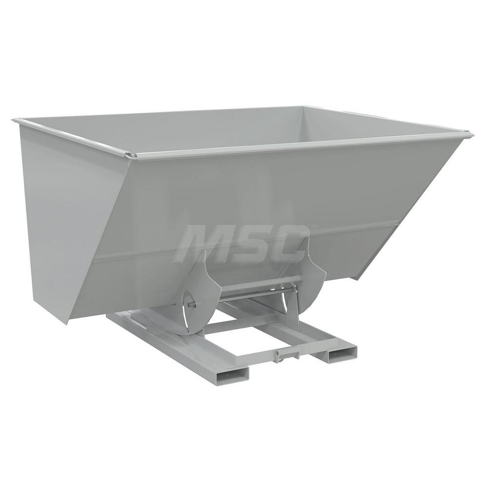 Vestil - Stationary Tilt Hopper: 2,000 lb Capacity, 82" Wide, 69" Long ...