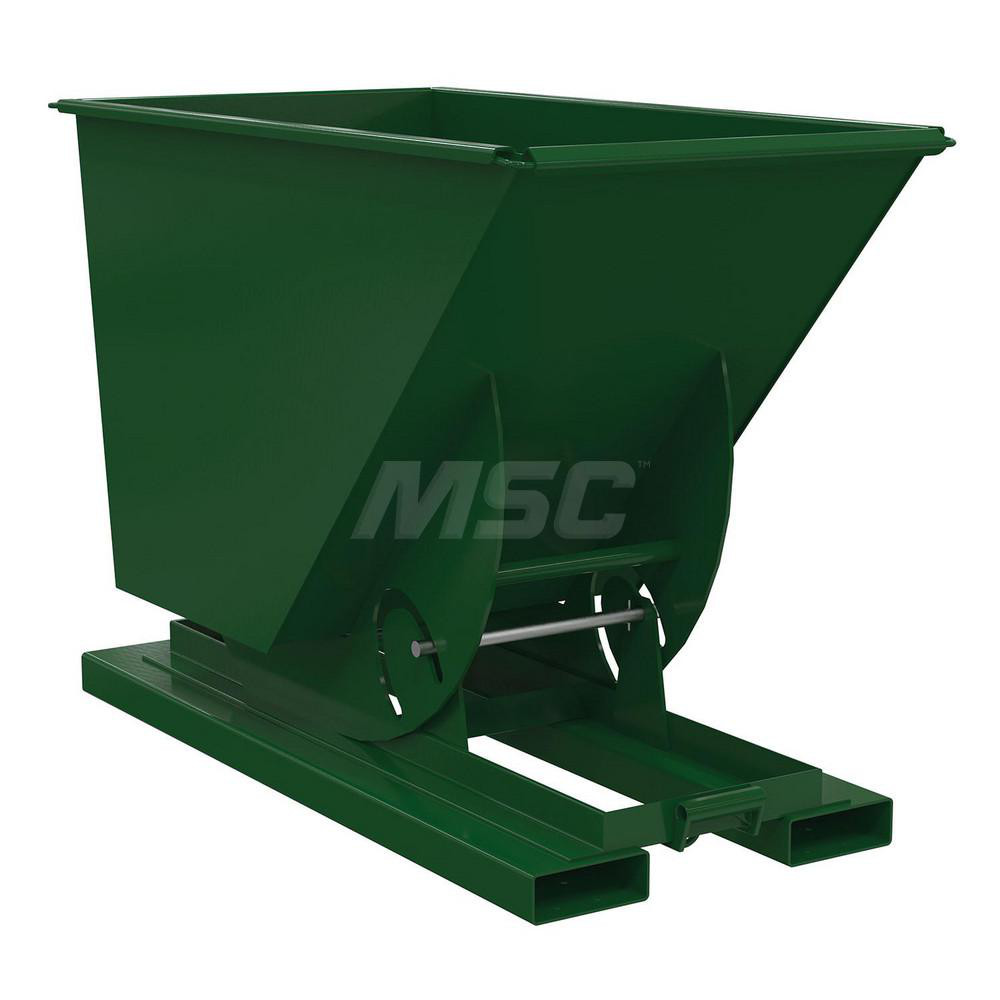 Vestil - Stationary Tilt Hopper: 2,000 lb Capacity, 32" Wide, 62" Long ...