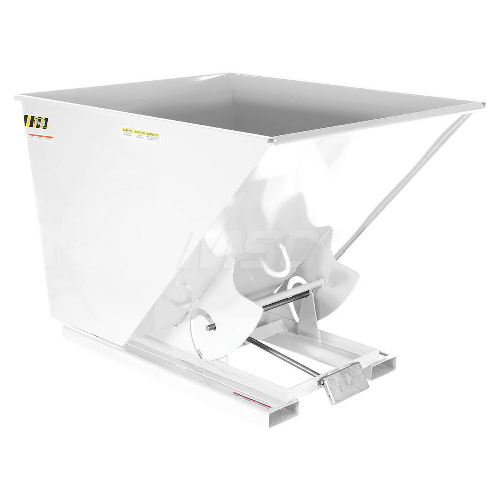 Vestil - Stationary Tilt Hopper: 2,000 lb Capacity, 57" Wide, 68.31 ...