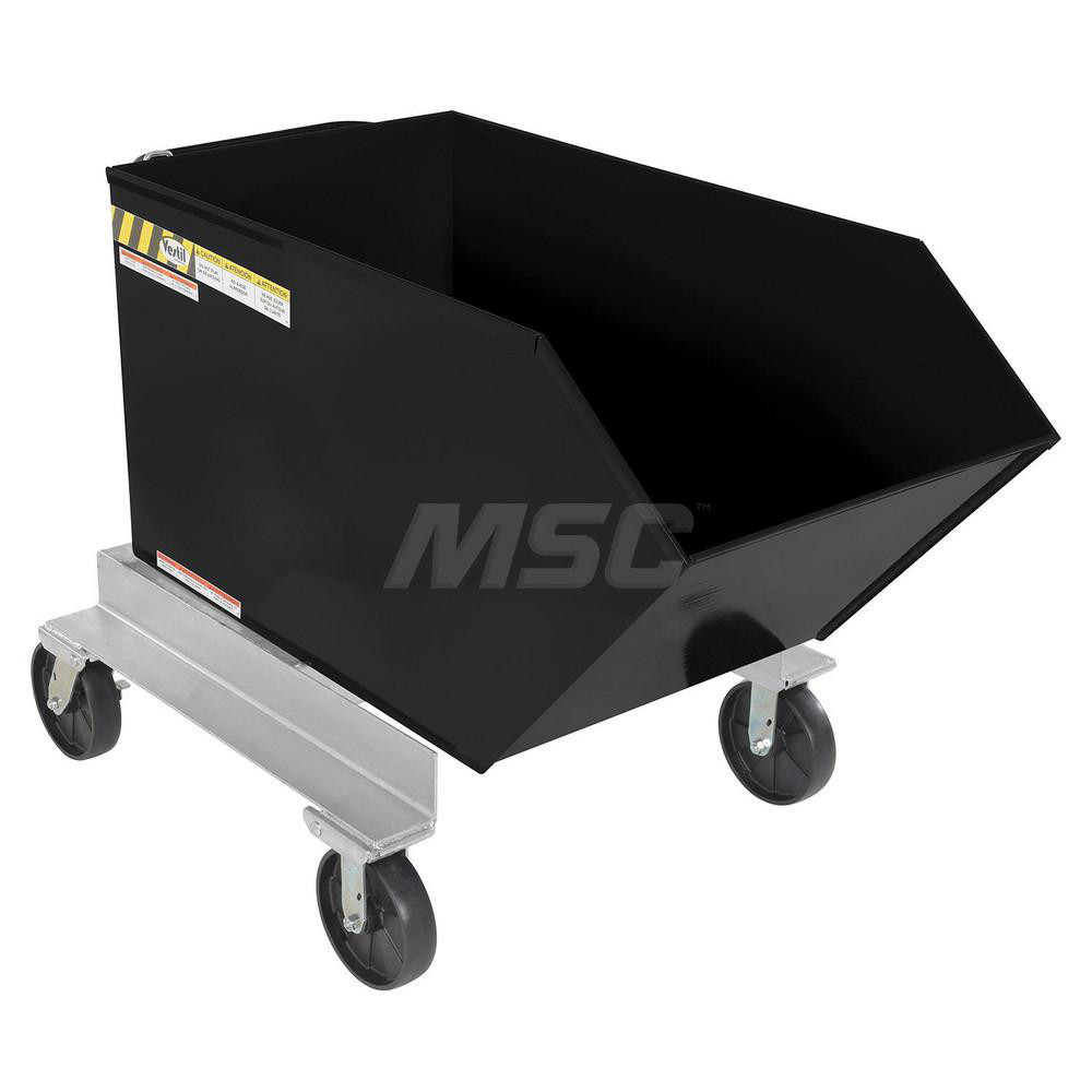 Vestil - Stationary Tilt Hopper: 2,000 lb Capacity, 35" Wide, 53.88 ...