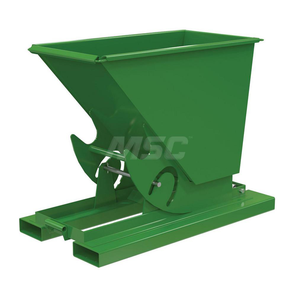 Vestil - Stationary Tilt Hopper: 6,000 lb Capacity, 26" Wide, 53" Long ...