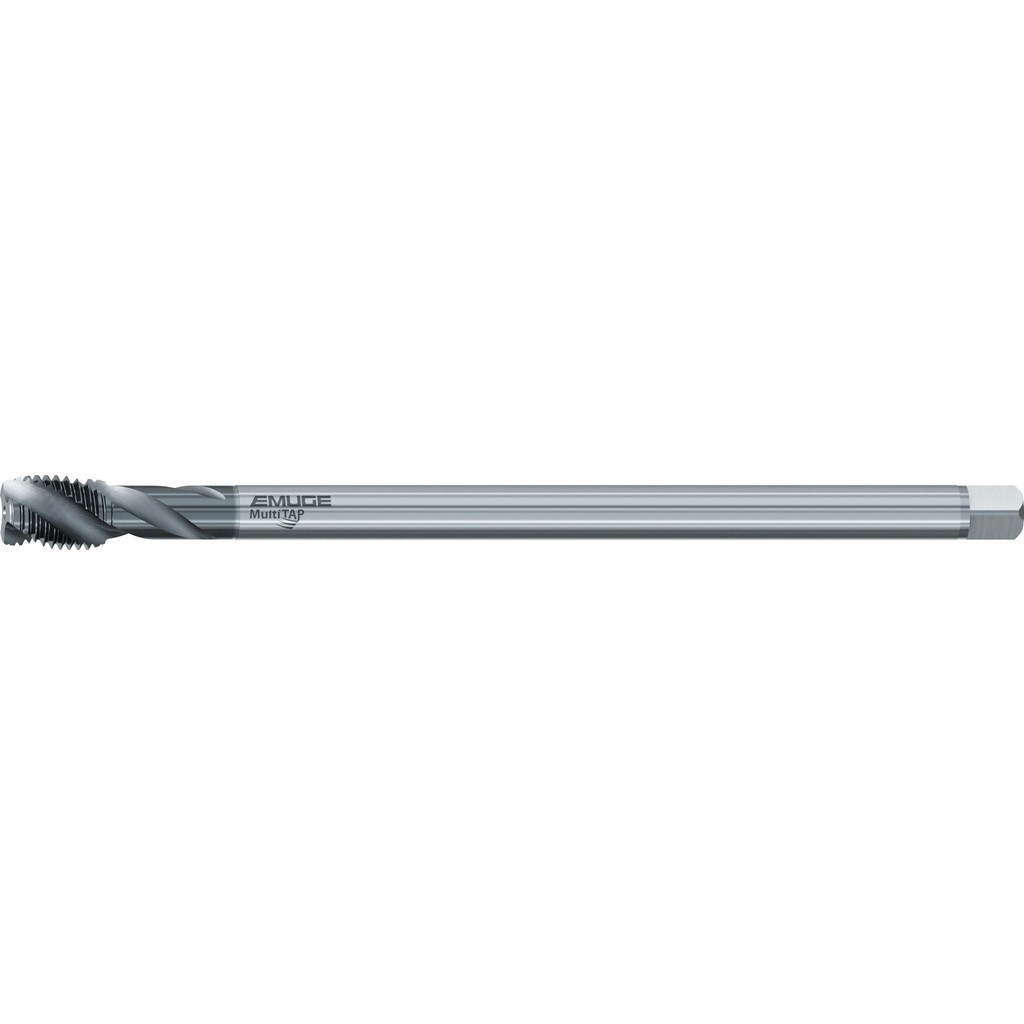 Emuge - Extension Tap: M12 x 1.75, 3 Flutes, TiCN Finish, Cobalt, Long ...