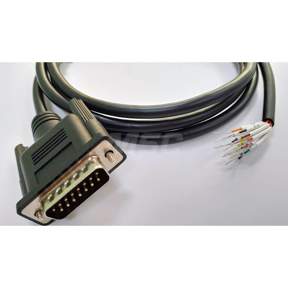 CompuCablePlusUSA - 5' Male Serial Connector DB15 Computer Data Cable ...