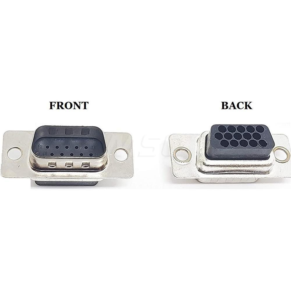 CompuCablePlusUSA - Male D-Sub RS-232 Serial High Density DB15 Adapter ...