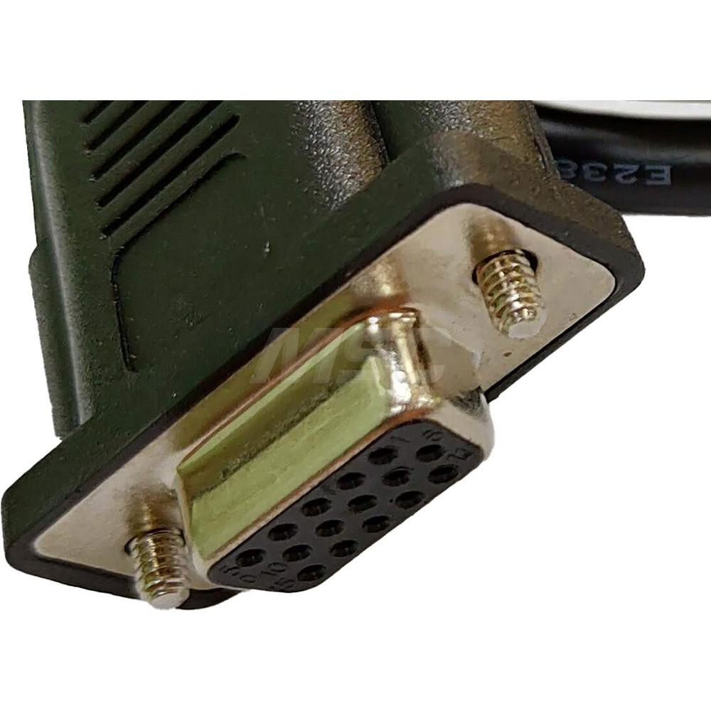 CompuCablePlusUSA - 5' Female Serial Connector DB15 Computer Data Cable ...