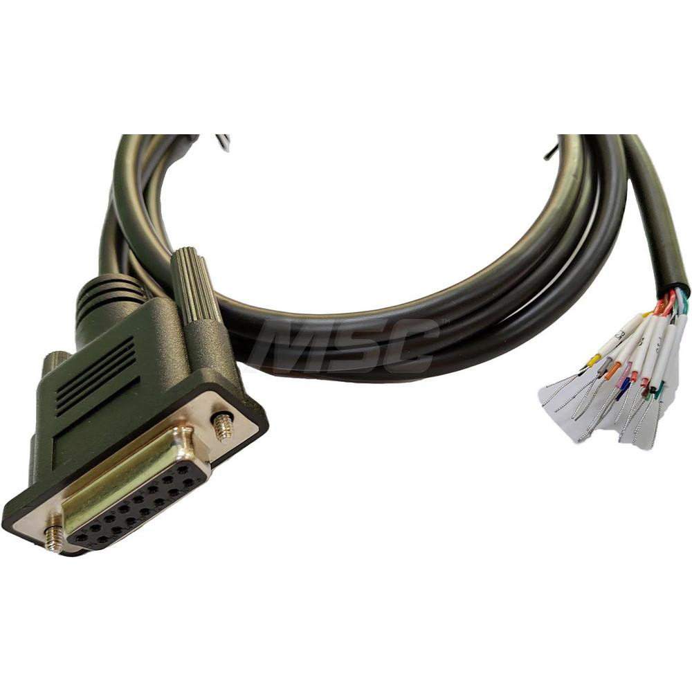 CompuCablePlusUSA - 5' Female Serial Connector DB15 Computer Data Cable ...