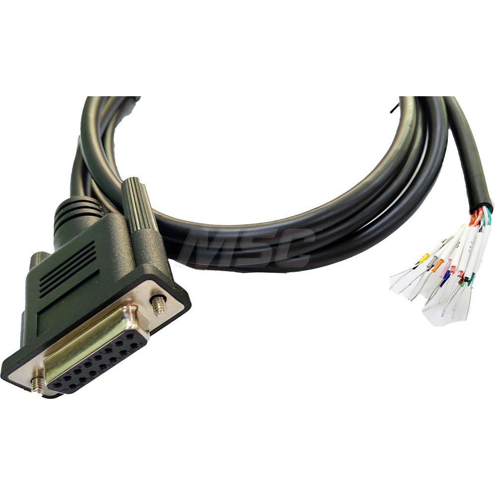 CompuCablePlusUSA - 5' Female Serial Connector DB15 Computer Data Cable ...