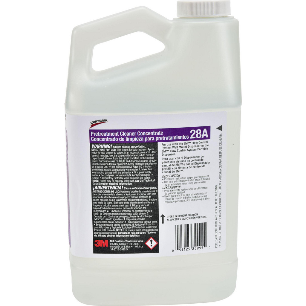 3M - Scotchgard™ Pretreatment Cleaner Concentrate 28A, 0.5 gal, 4/Case ...